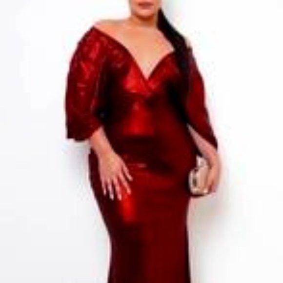 Dresses | Plus Size Candy Maxi Dressred | Poshmark